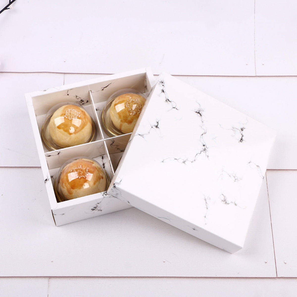 Muffin Cupcake Marble Paper Favor Boxes Packing Boxes – JoyAus